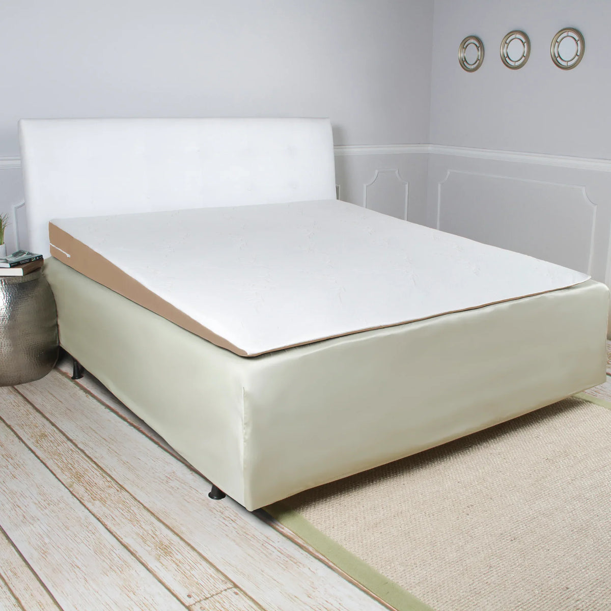 Super Slant Giant Inclined Memory Foam Bed Wedge Mattress Topper, Enti ...